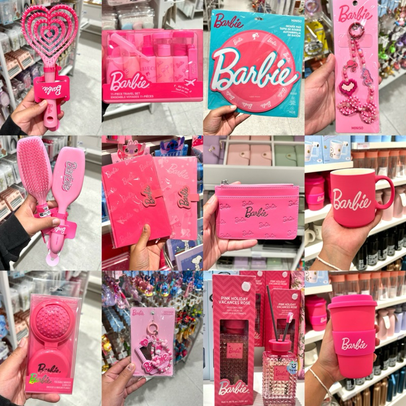 MINISO & BARBIE รวมสินค้า หวี สมุด พวงกุญแจ กระเป๋าตัง พร้อมส่ง ...