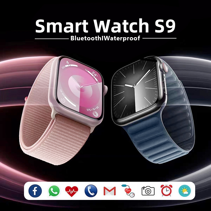 Smart watch สมาร์ทวอทช์ S9 Pro กันน้ําสุขภาพการตรวจสอบอัตราการเต้นของ ...