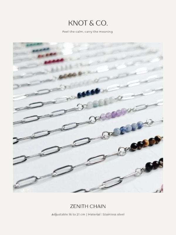 Zenith Chain - สร้อยข้อมือหินมงคล สายมู เสริมพลังงานดี ๆ สไตล์มินิมอล ...