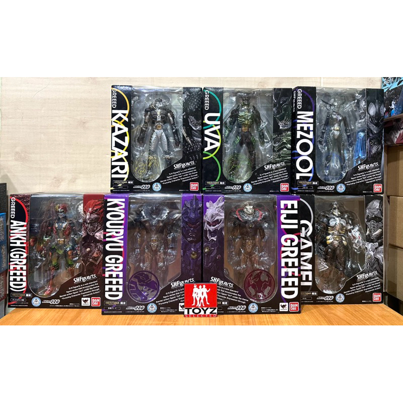 S.H.Figuarts (SHF) Greeed Set มาแบบครบ ๆ จาก Kamen Rider OOO Series ...
