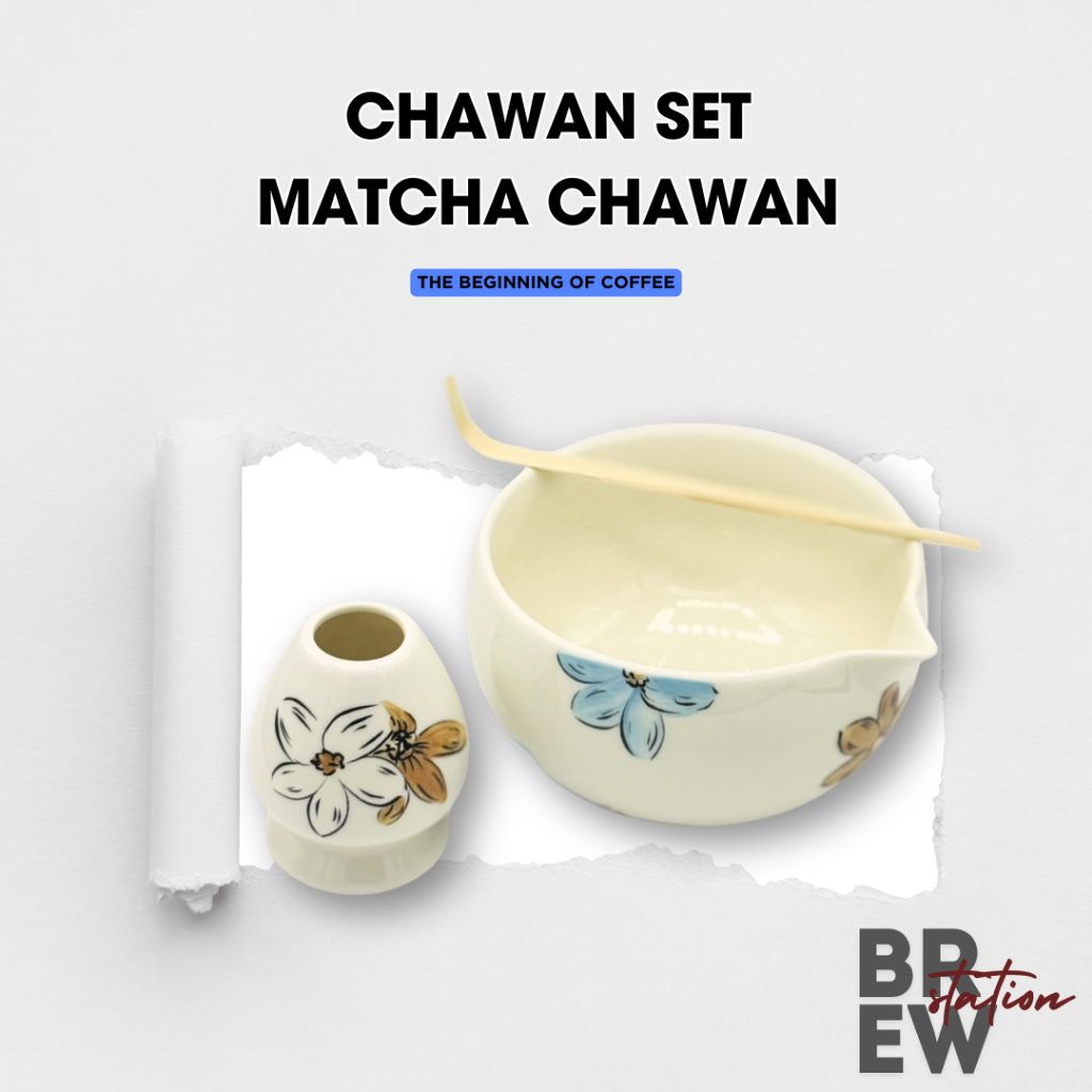 ชุดชงมัทฉะ ถ้วยชงมัทฉะ ชามชงชา ชงชาเขียว สไตล์ญี่ปุ่น Matcha Chasen ...