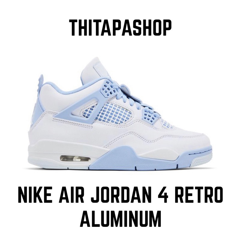 NIKE AIR JORDAN 4 RETRO ALUMINUM | Shopee Thailand