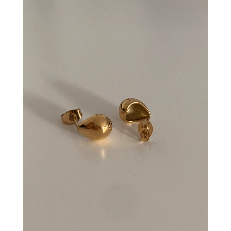 ต่างหูเม็ดกลม ต่างหูสเตนเลส HER OBJECTIVE_HER MINI DROP EARRINGS | Shopee Thailand