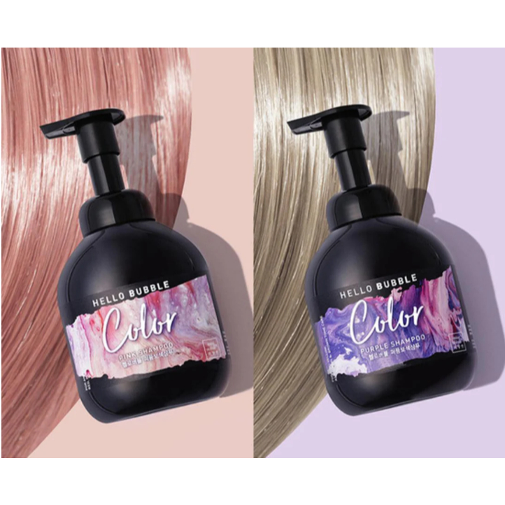 พร้อมส่ง Mise En Scene Hello Bubble Color Purple Shampoo 400 ml ...