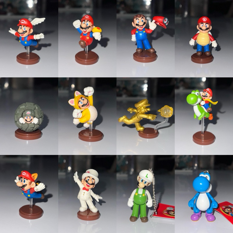 (พร้อมส่ง) Choco Egg Super Mario Furuta Nintendo โมเดล กาชาปองมาริโอ้ ...