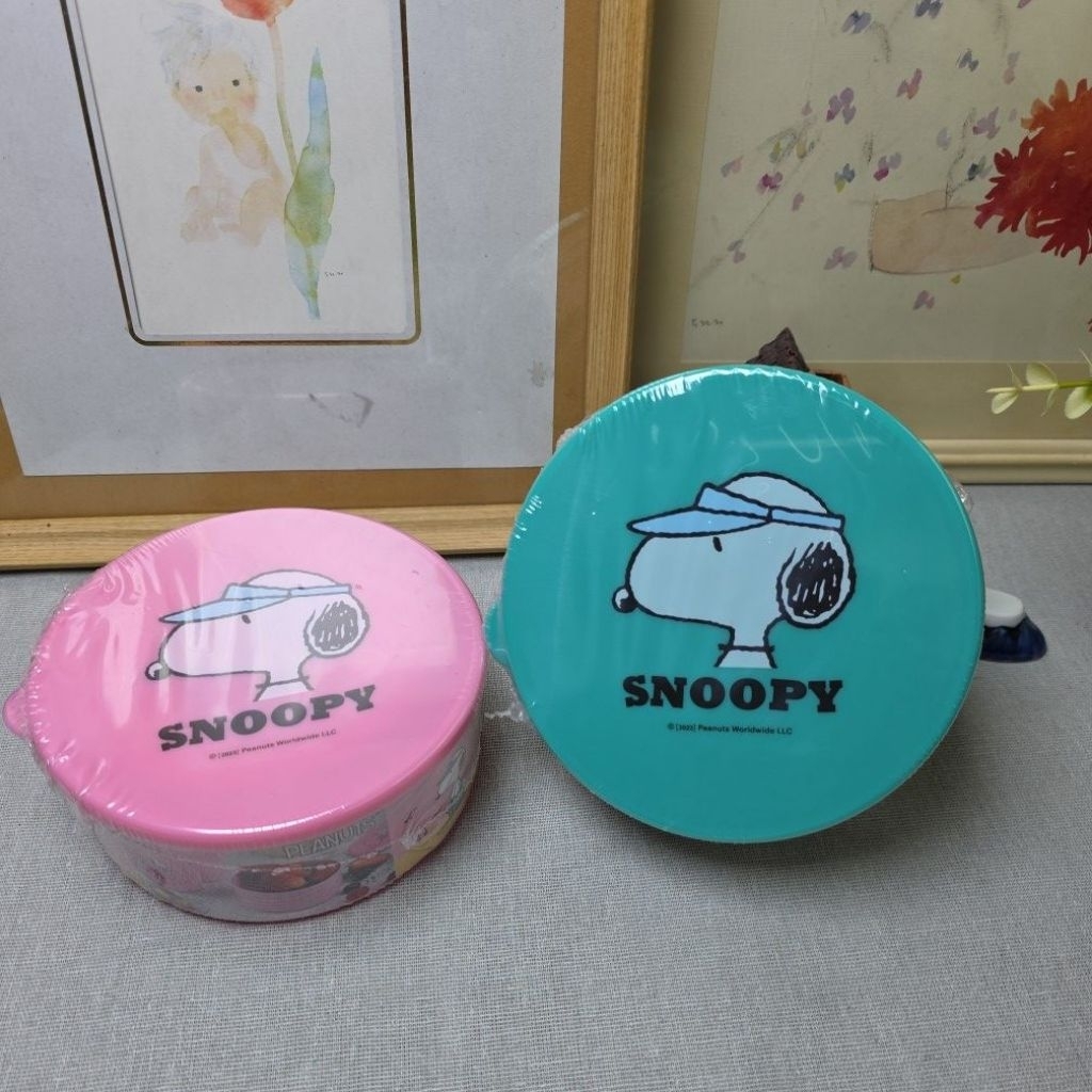 miniso x snoopy กล่องเก็บอาหาร 3 กล่อง 600ml/ 350ml/ 190ml (ราคาต่อสี ...