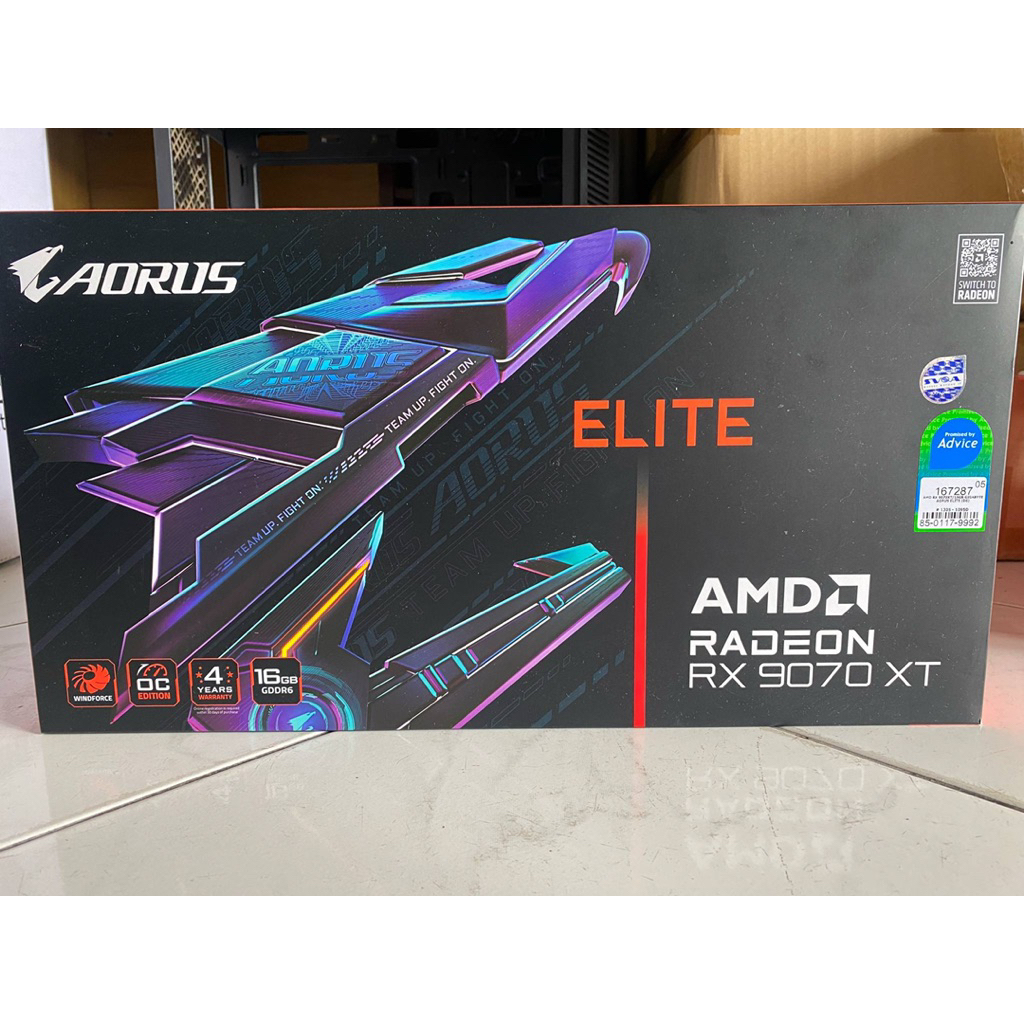 การ์ดจอ VGA Gigabyte Aorus Elite AMD Radeon RX 9070 XT | Shopee Thailand