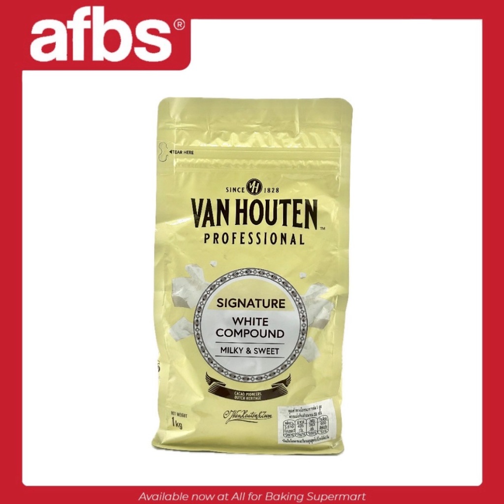 SUPERMART Vanhouten White Choc Compound 1 kg #1109266 | Shopee Thailand