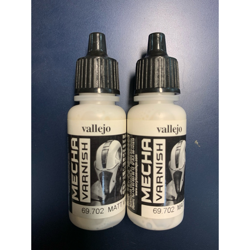 (พร้อมส่ง)[แพ็ค 2 ขวด] สีสูตรน้ำ Vallejo Mecha Matt Varnish | Shopee Thailand