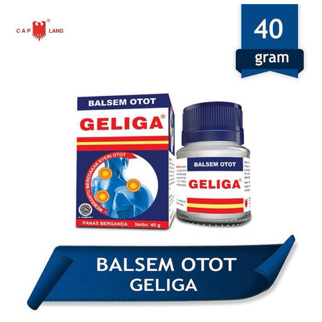Indonesia Geliga Balsem Otot / Muscular Balm Ointment 40 gram | Shopee ...