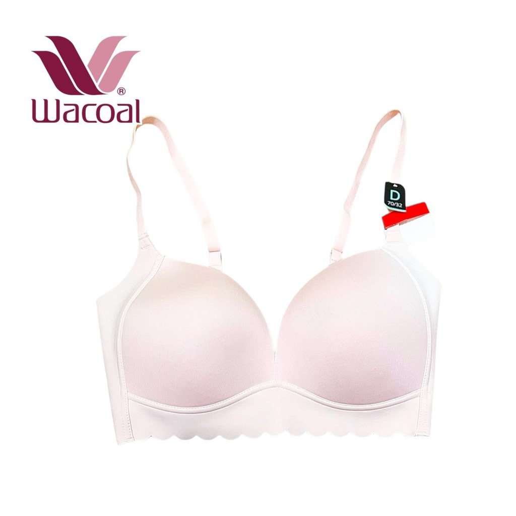 Wacoal เสื้อในไม่มีโครง รุ่น 2 ตะขอ size D70/32D | Shopee Thailand