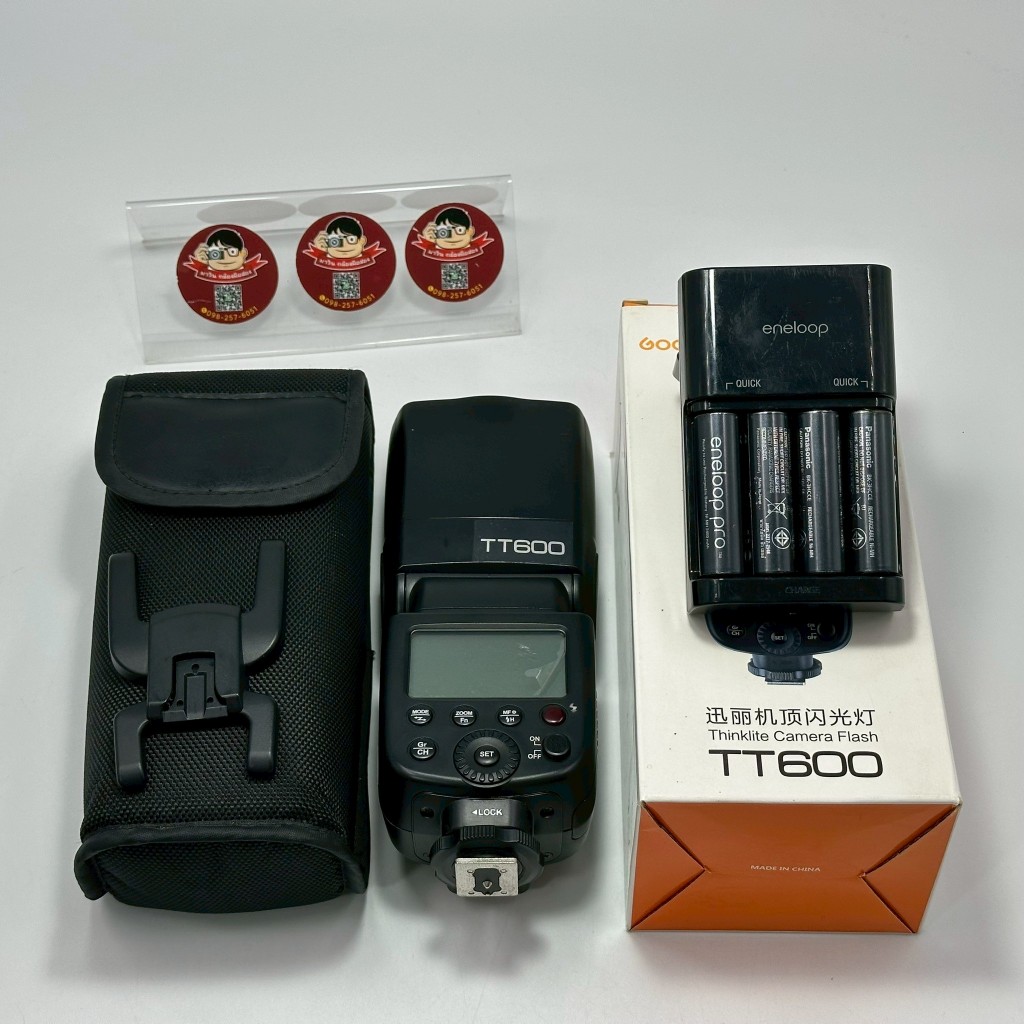 Godox Flash TT600 ( HSS , Manual ) For Canon+ชุดถ่านชาร์จ | Shopee Thailand