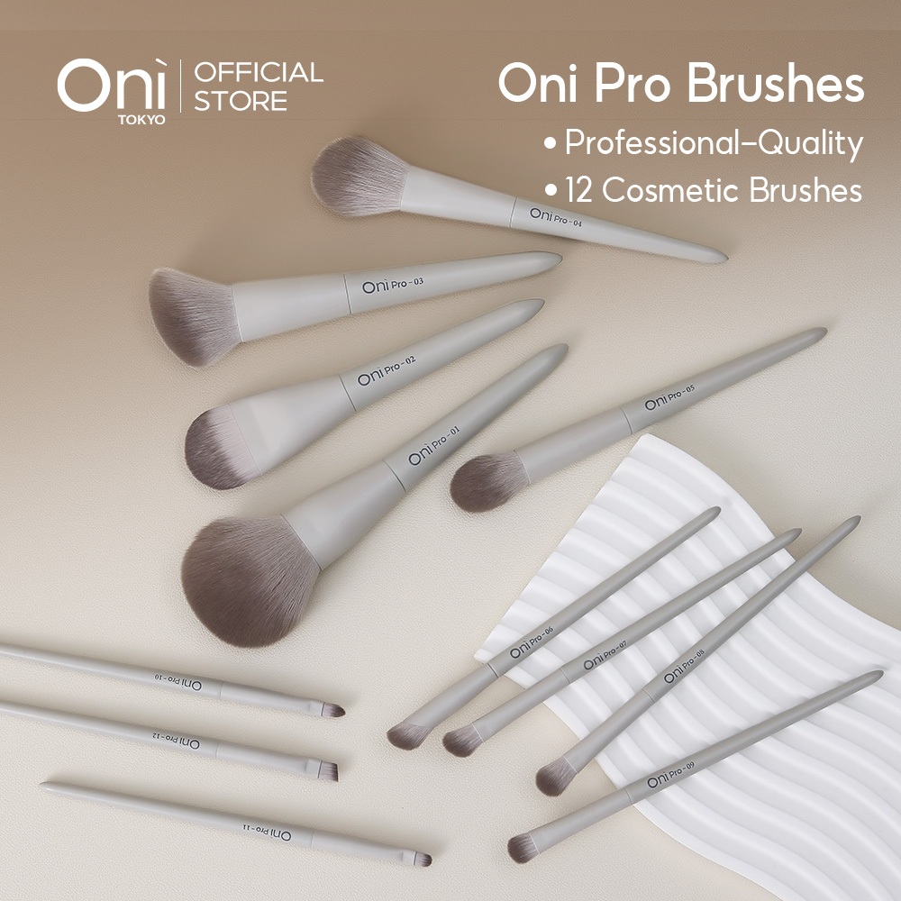 Oni Pro Makeup Brush, Soft Foundation Blush Eyeshadow Brushes ชุดแปรงแต่งหน้า แปรงรองพื้น แปรงบ ...