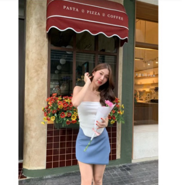 Dear top 50.- เกาะอกสีพื้น, Baby top 50.- เกาะอกราวริ้ว (มือสองสภาพดี ...