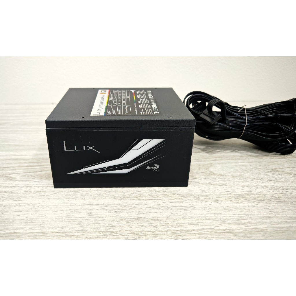 PSU AeroCool Lux 550W RGB (80+ Bronze) **สินค้ามือ2 สภาพดี | Shopee ...