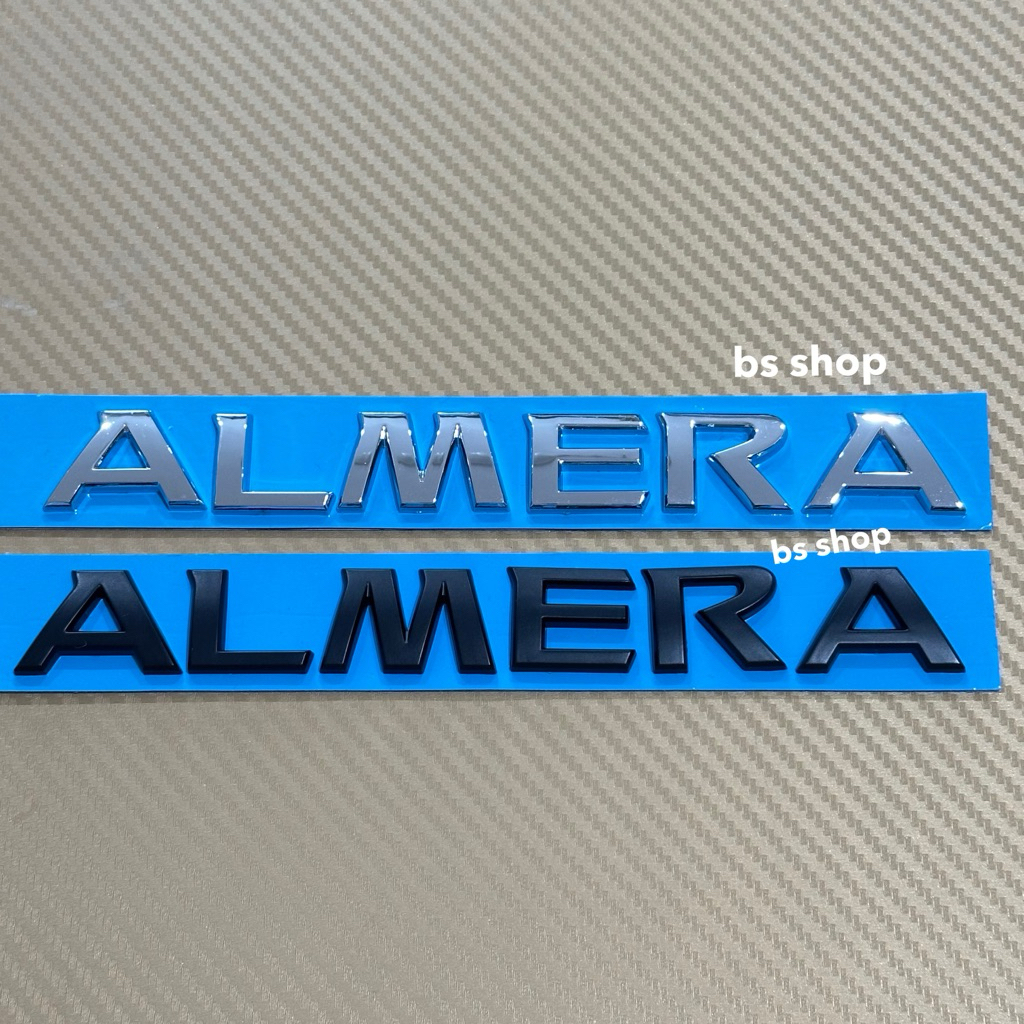 โลโก้ คำว่า ALMERA ตัวหนังสือแยก ขนาด 2.2 x 19.5 cm ราคาต่อชิ้น ...
