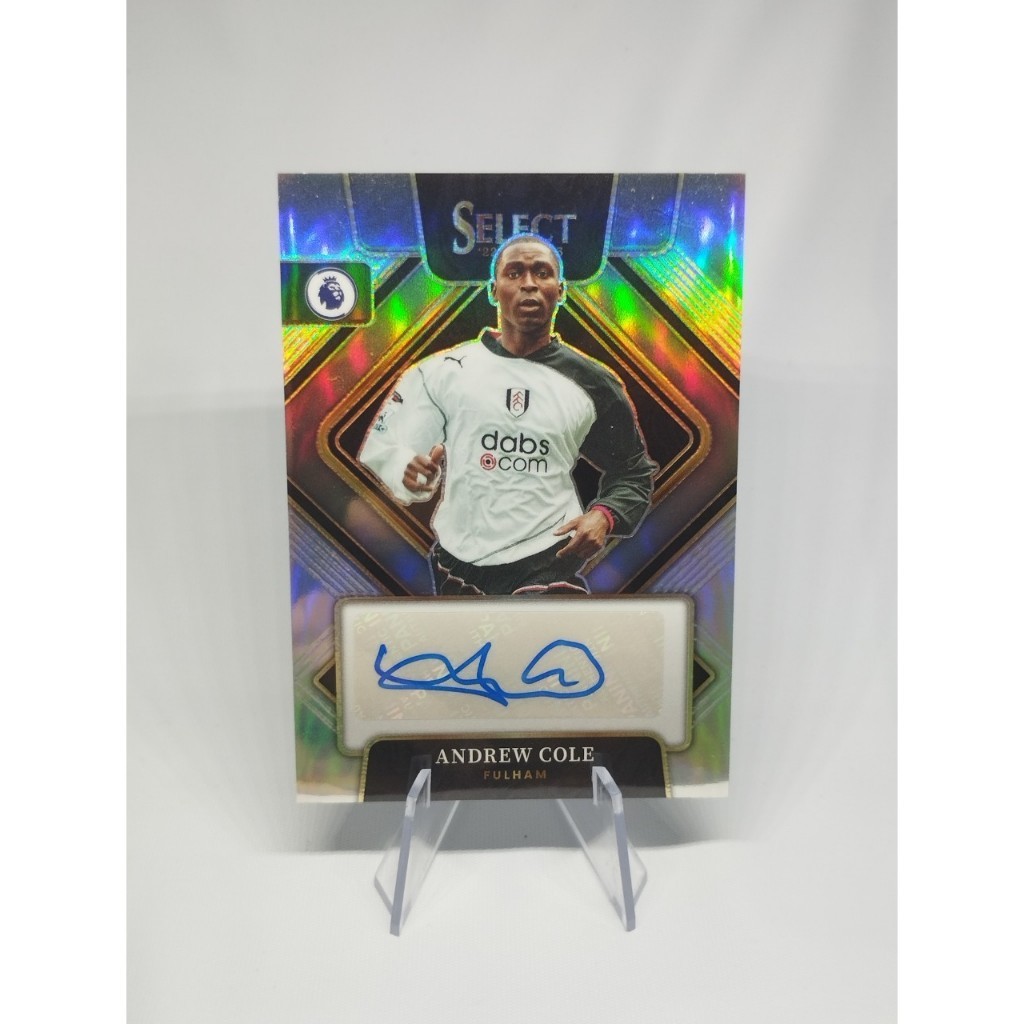 การ์ดลายเซ็น Panini Immaculate Andy Cole 45/49 Collection Soccer Ink ...
