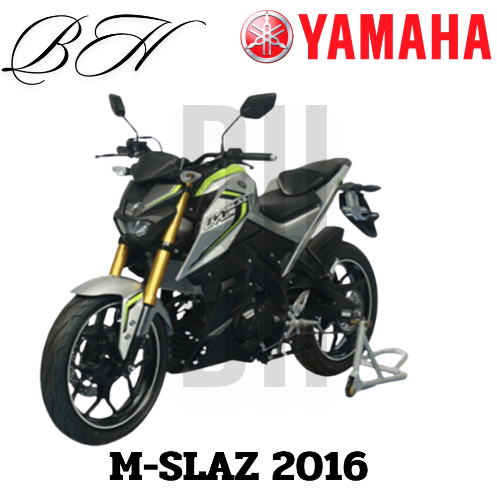 ของแท้ YAMAHA ชุดสี M-SLAZ MSLAZ สีเทา/เขียว ปี 2016 แฟริ่ง เปลือก M ...