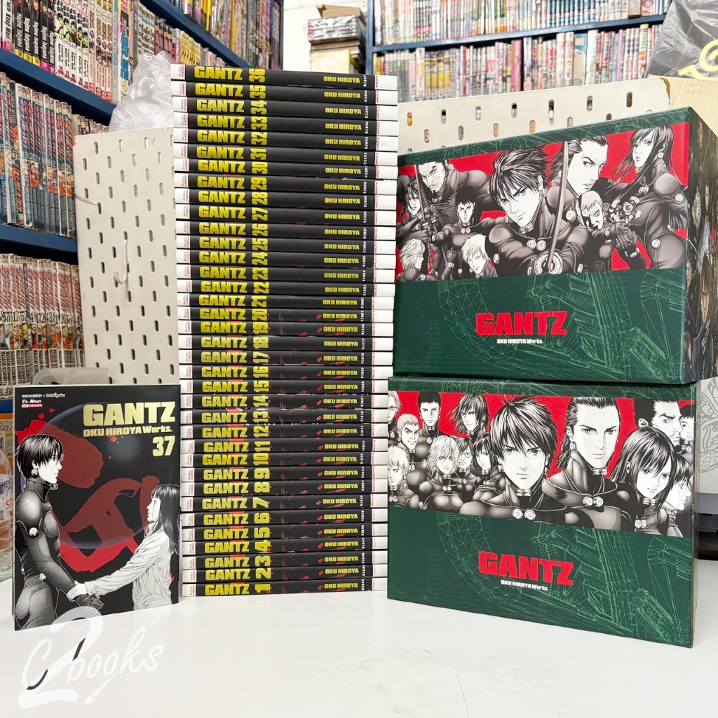 Gantz bigbook 1-37 ครบจบ พร้อมบล็อค 2 กล่อง มือสองสภาพดี | Shopee Thailand