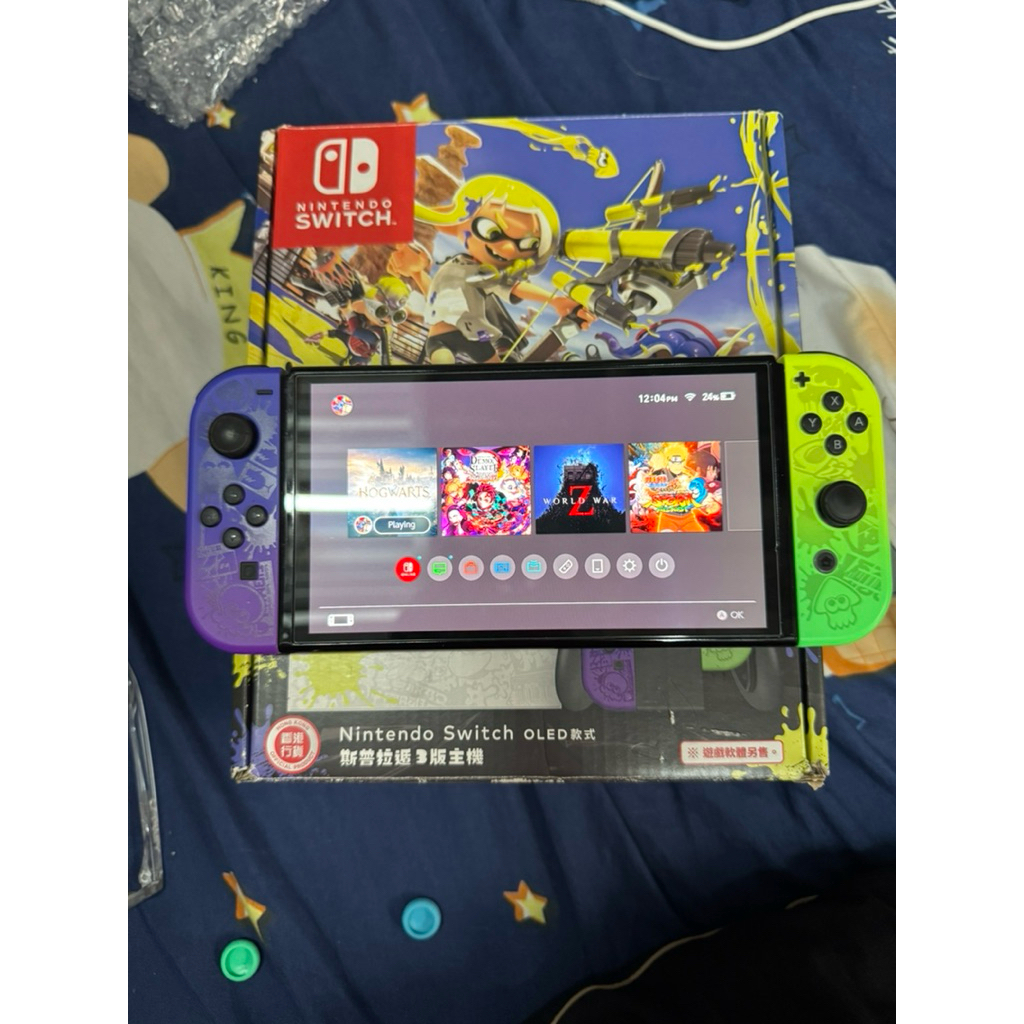 Nintendo Switch OLED Spatoon มือ2 สภาพสวย ยกกล่อง | Shopee Thailand