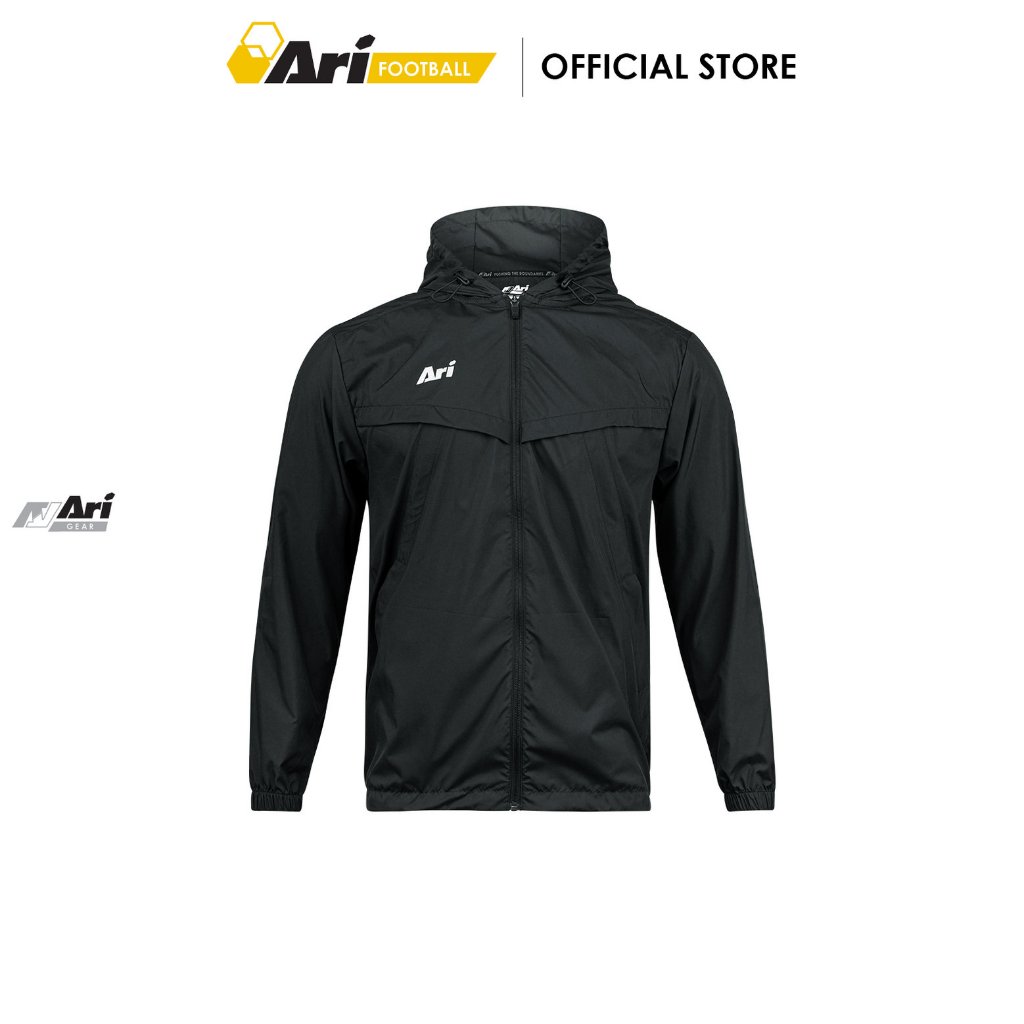 ARI ESSENTIAL WINDBREAKER JACKET - BLACK (AAP2546-01) เสื้อกันลม อาริ ...
