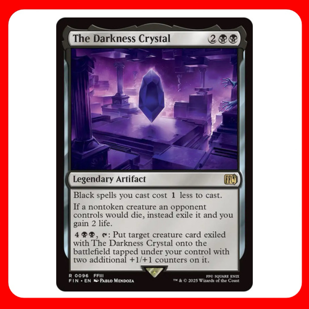 [MTG] The Darkness Crystal [FIN] [BLACK] [RARE] [NORMAL] [ENG] (การ์ดเม ...