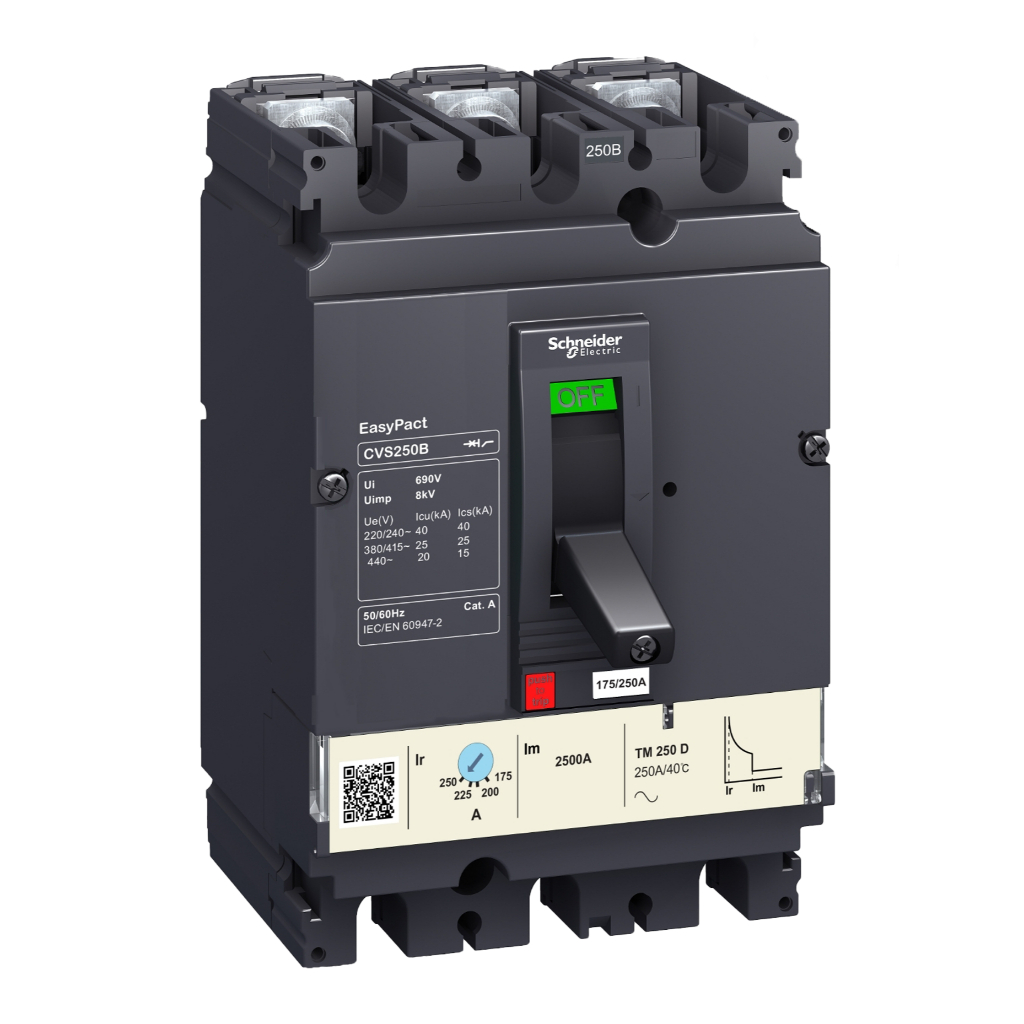 CVS250B / CVS250F 3P เมนเบรคเกอร์ main breaker 112A - 250A SCHNEIDER ...