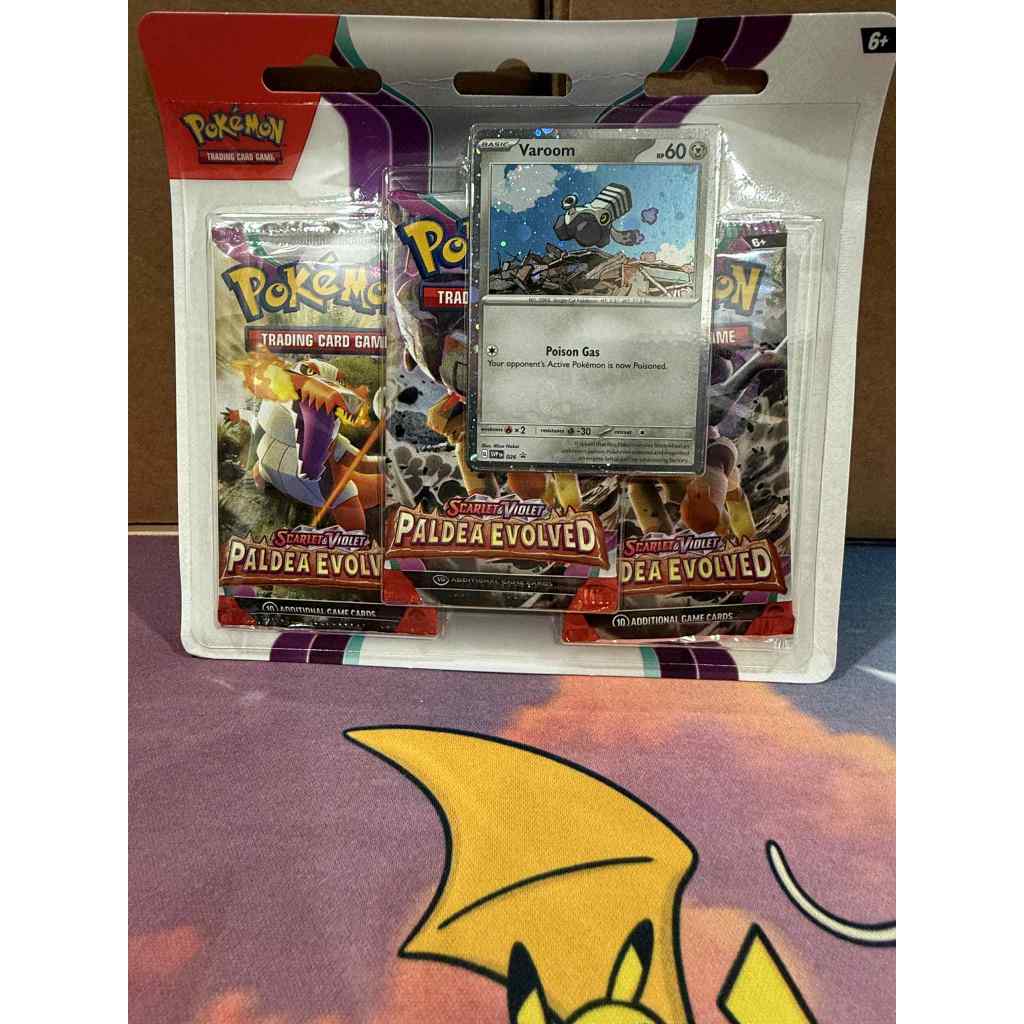 Pokemon Paldea Evolved 3 Packs Blister | Shopee Thailand