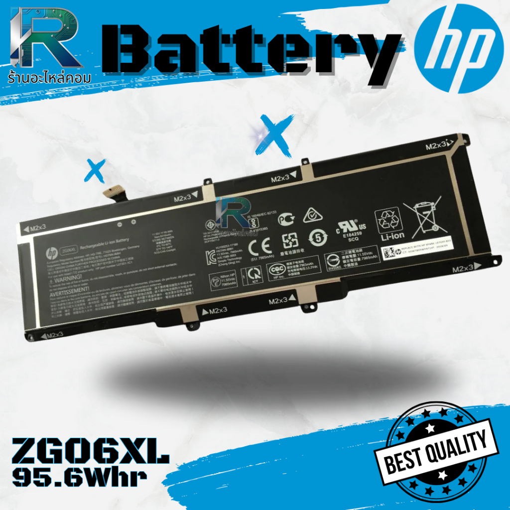 ZG06XL แบตเตอรี่ HP ZBook Studio x360 G5 Battery HP ZBook STUDIO X360 ...