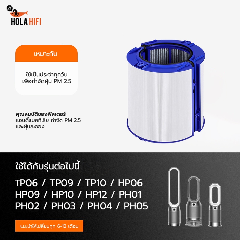 ไส้กรองอากาศ สำหรับ Dyson รุ่น TP06 / TP09 / TP10 / HP06 / HP09 / HP10 / PH02 Dyson Air Purifier ...
