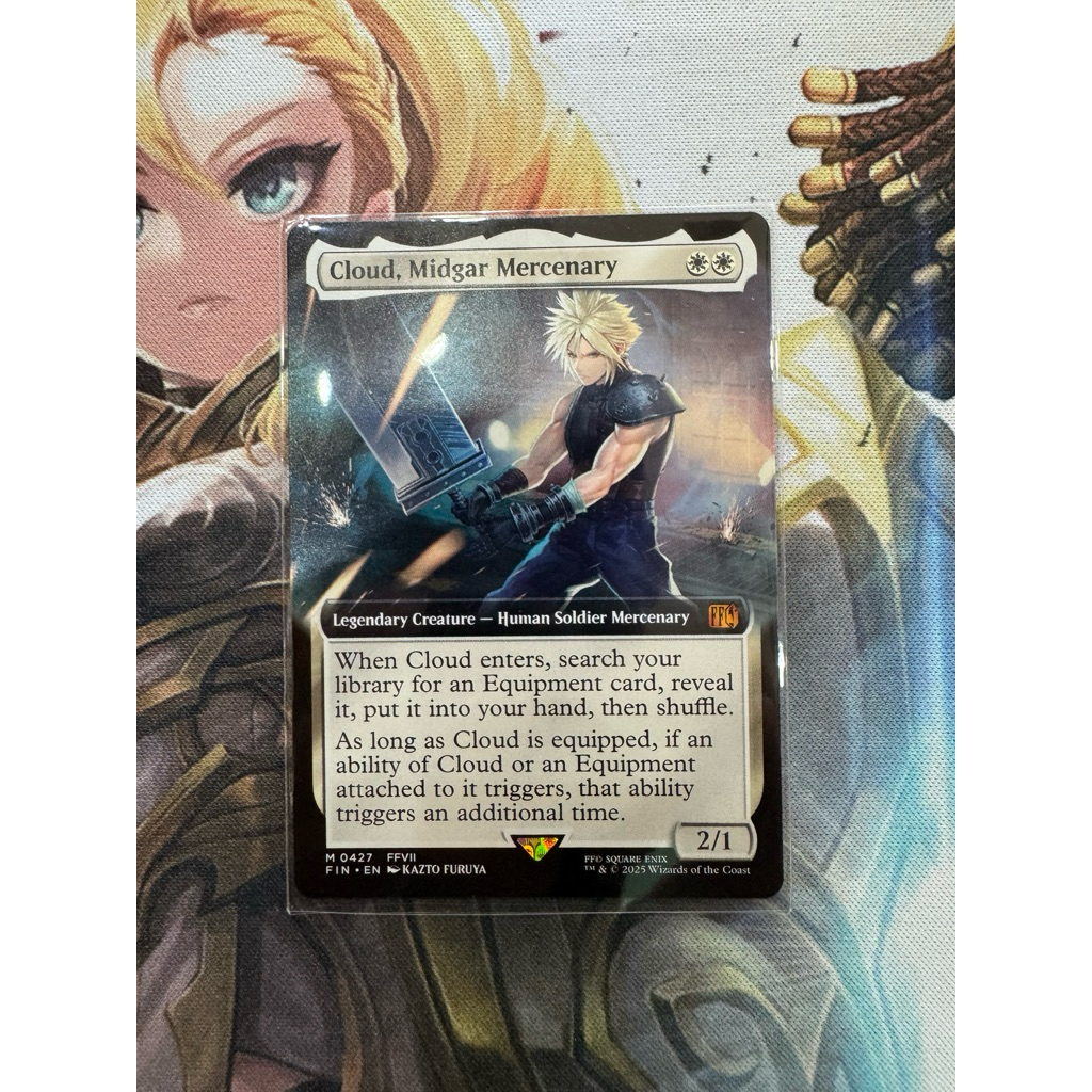 MTG Final Fantasy Variants: Cloud, Midgar Mercenary (0427 - Extended ...