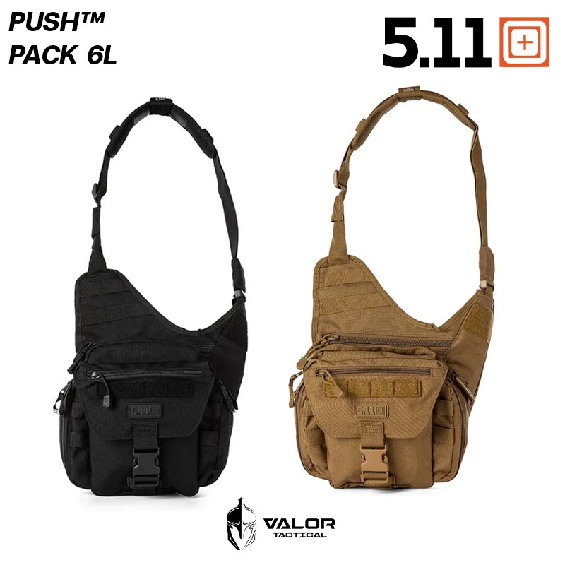 5.11 Tactical - PUSH™ Pack 6L กระเป๋าสะพายข้าง สไตล์แมสเซนเจอร์ ขยายได้ ...