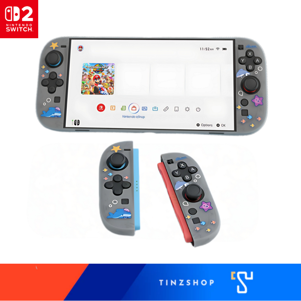 [ Switch2 ] GeekShare เคสกันกระแทก Shark Party ลายฉลามสุดน่ารัก สำหรับ ...