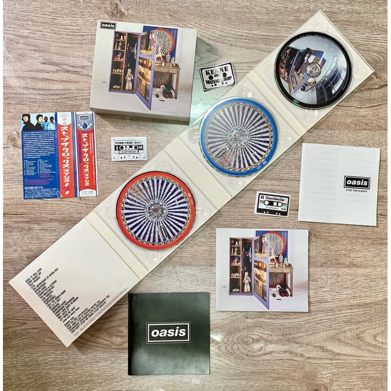 CD BOX SET Oasis stop the clocks made in japan 2cd+1DVD | Shopee Thailand