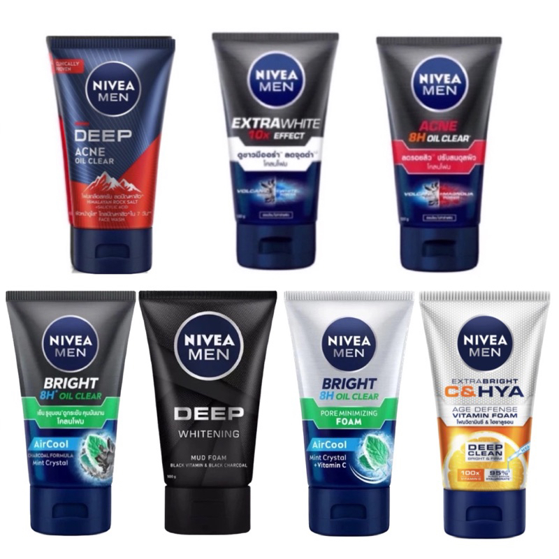 นีเวีย โฟมล้างหน้า ผู้ชาย Nivea Men 100/150กรัม | Shopee Thailand