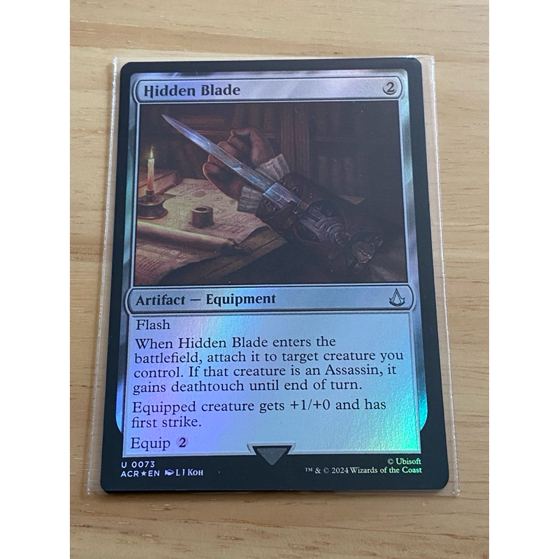 [MTG][ACR] Universes Beyond: Assassin's Creed Foil: Hidden Blade การ์ด ...