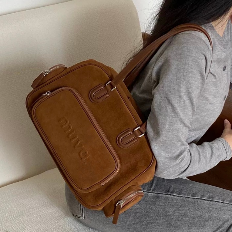 พร้อมส่ง🚚muva city walk shoulder bag ของแท้ 100% กระเป๋าสะพายไหล่หนัง ...