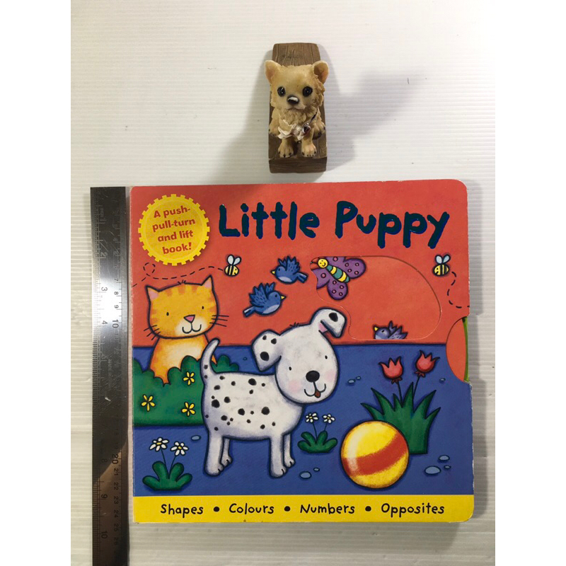 Little Puppy (A Push Pull - turn and lift book ขอบปกด้านนอกมีถลอก) หนังสือภาษาอังกฤษมือสอง ...