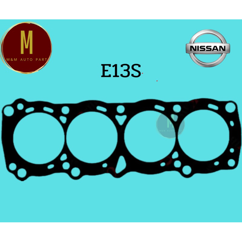 ประเก็นฝาสูบ NISSAN E13 (ไฟ 2มิล)SUNNY B11 PULSAR 8V 1300CC(77.5MM) | Shopee Thailand