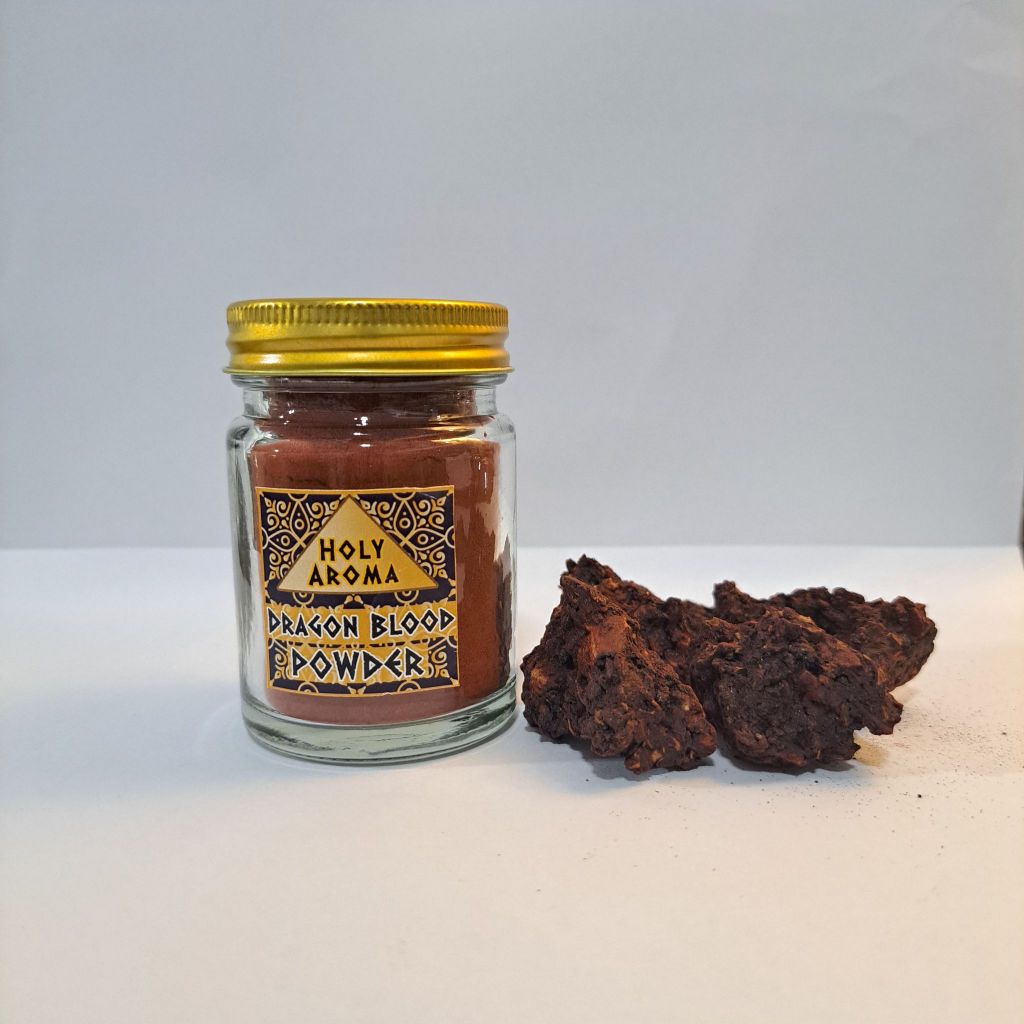 HolyAroma ผงหอมอโรม่า ผงต้นเลือดมังกร Dragon Blood Powder 50g แท้ 100% ...