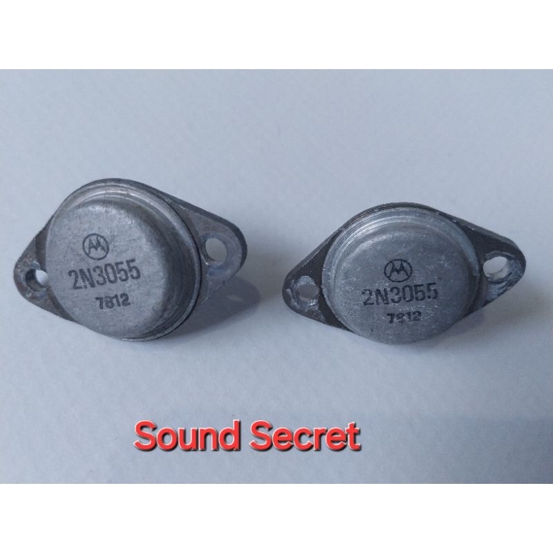 ทรานซิสเตอร์ 2N 3055 Motorola ตัวถังอลูมิเนียม รุ่นเก่าของถอดหายาก ...