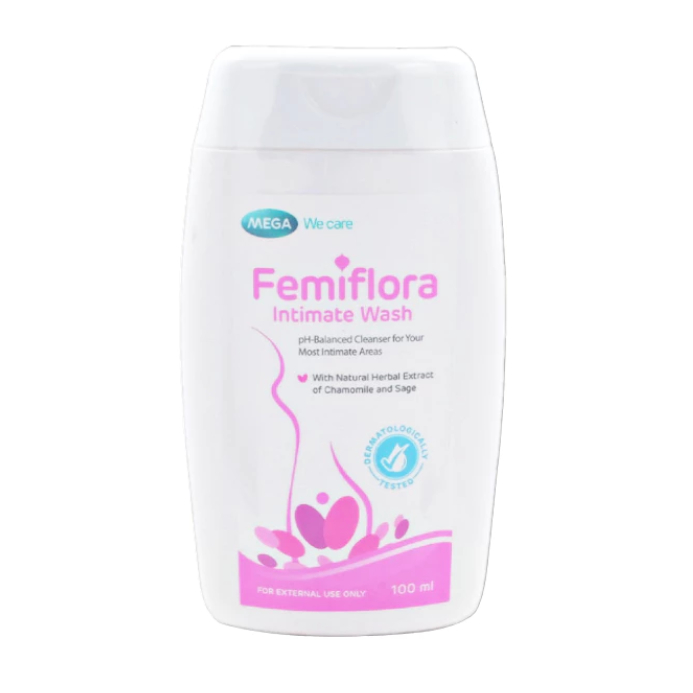 Mega We Care น้ำยาล้างจุดซ่อนเร้นสูตรพิเศษ Femiflora Intimate Wash 100 ml. | Shopee Thailand