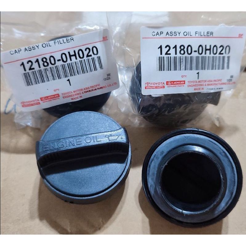 787. (ของแท้) 12180-0H020 ฝาปิดน้ำมันเครื่อง TOYOTA VIOS ALTIS CAMRY ...