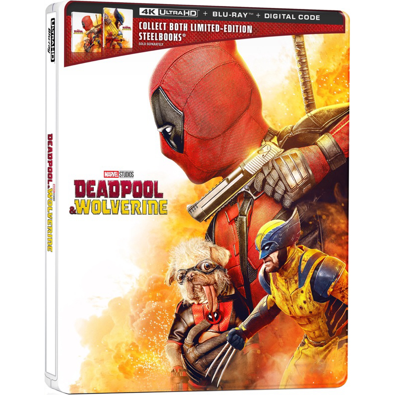 [Pre-Order] Deadpool & Wolverine (SteelBook / 4K Ultra HD + Blu-ray ...