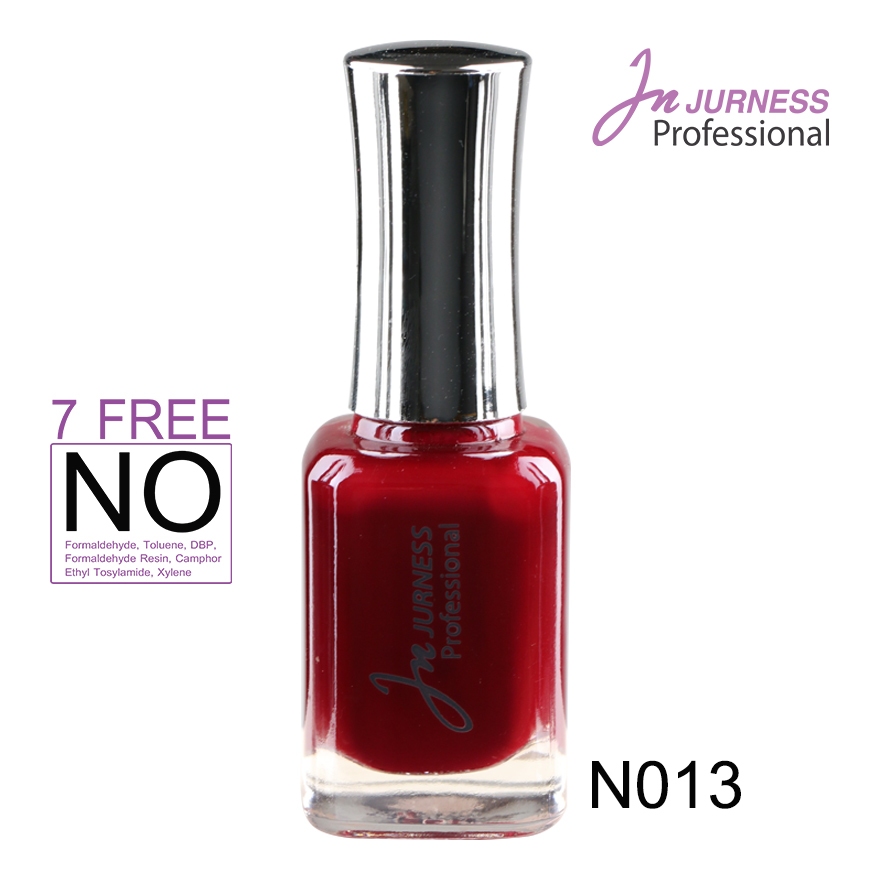 JURNESS สีทาเล็บเจอเนส แบล็ค เรด กรีน บูล แมท N013 ไม่มีสารเคมีอันตราย 7 Free | Shopee Thailand