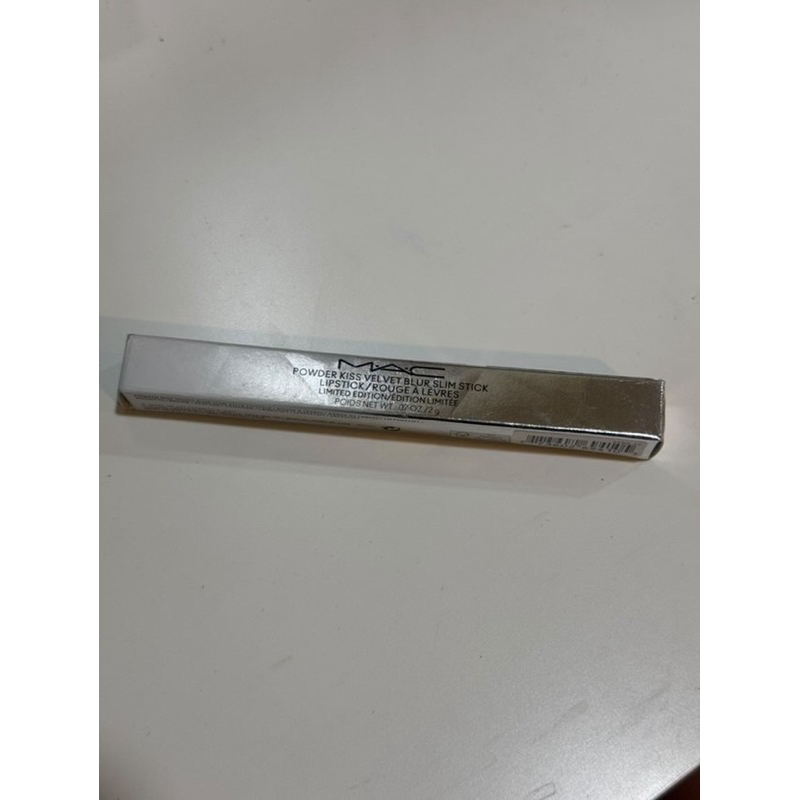 MAC Cocoa Kisses Powder Kiss Velvet Blur Slim Lipstick ลิปแมค | Shopee ...