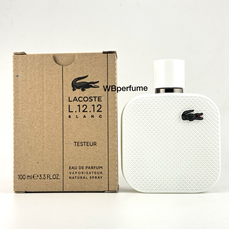 น้ำหอม Lacoste L.12.12 Blanc EDP 100ml Tester | Shopee Thailand