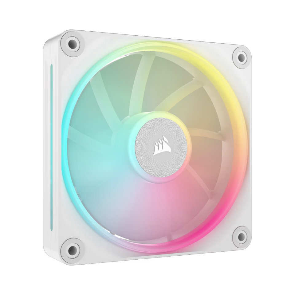 Corsair iCUE LINK LX120 RGB 120mm PWM Single Fan Expansion – White (CO ...