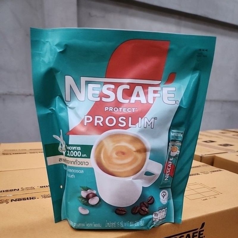 NESCAFE 3in1 Proslim เนสกาแฟ 3อิน1 โปรสลิม โพรสลิม แพ็ค 17ซอง | Shopee ...