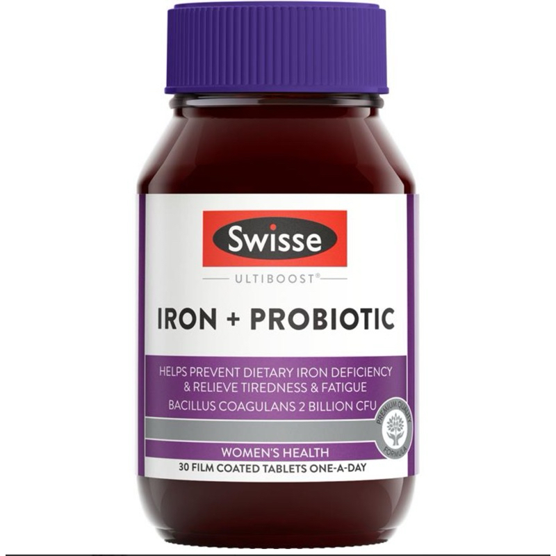 Swisse Iron + Probiotic 30 Tablets | Shopee Thailand